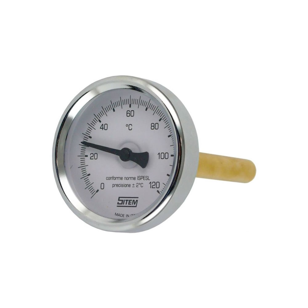 Termometras horizontalus 0-120 °C dm 63 l 100 mm